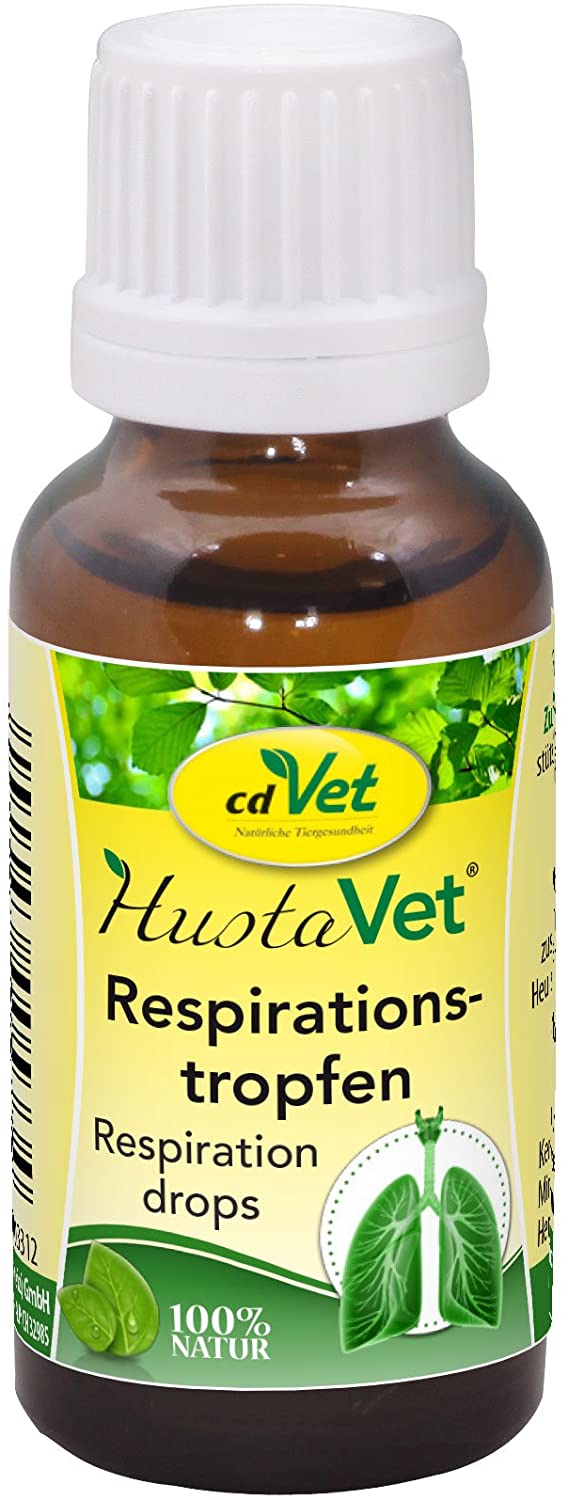 cdVet Natural Products CoughVet Respiration drops 20 ml – Stimulation ...