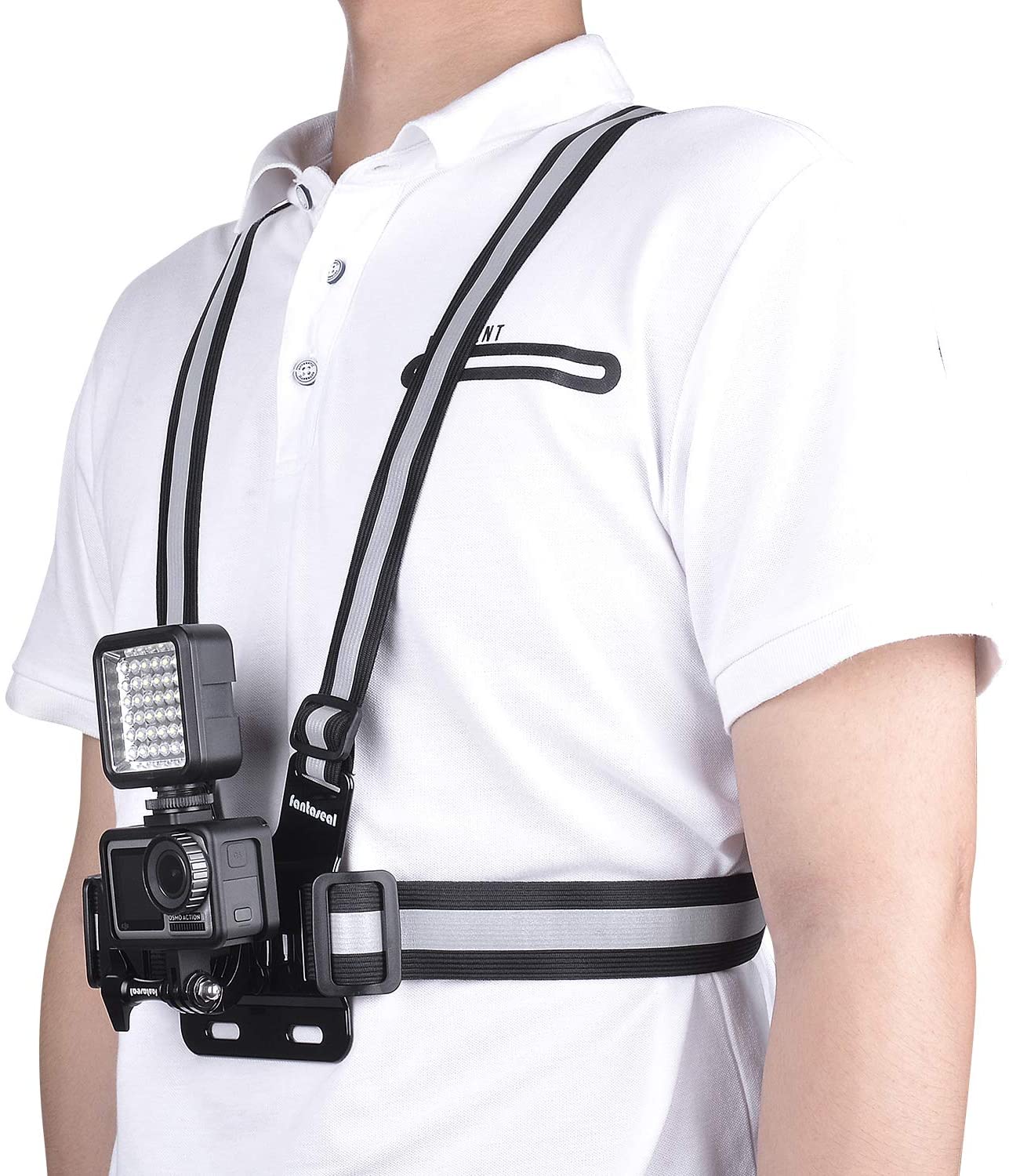 Fantaseal Hi-comfort Sports-wear Chest Mount Harness Holder Kit ...