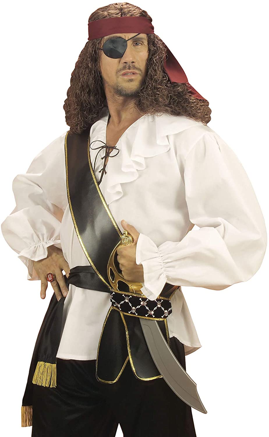 Pirate Sword Sash Leatherlook Swords Novelty Toy Weapons & Armour for ...