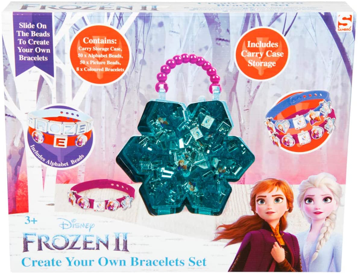 Disney Frozen 2 Bracelet Making Kit For Girls, Make Your Own Bracelets ...