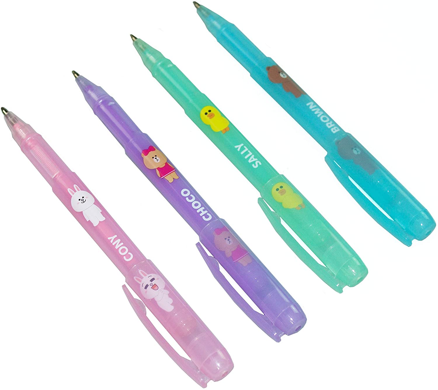 Line Friends – Gel Pen Set | Pack of 4 – BigaMart