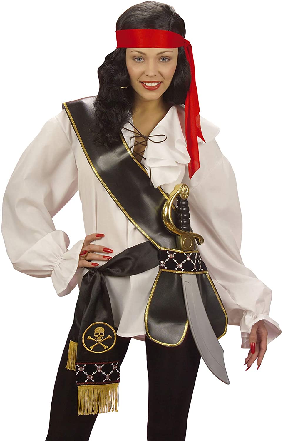 Pirate Sword Sash Leatherlook Swords Novelty Toy Weapons & Armour for ...