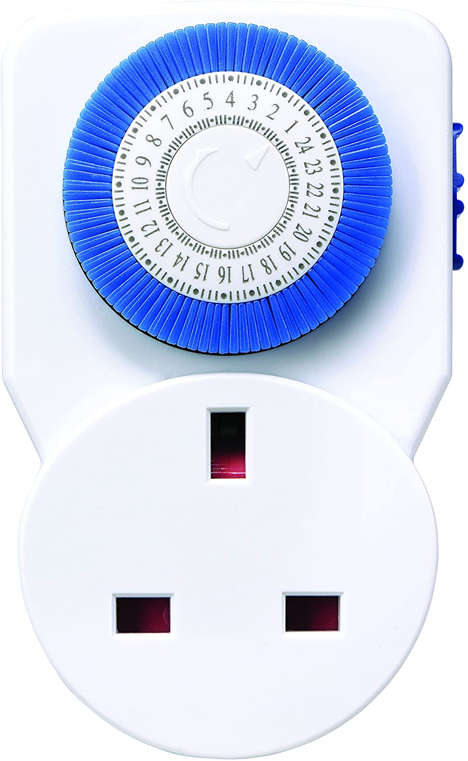 Masterplug TMS24-MP Energy Saving Daily Mechanical Segment Timer Plug ...