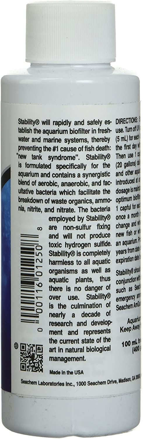 Seachem Stability Tank Stabilization System, 100 ml – BigaMart