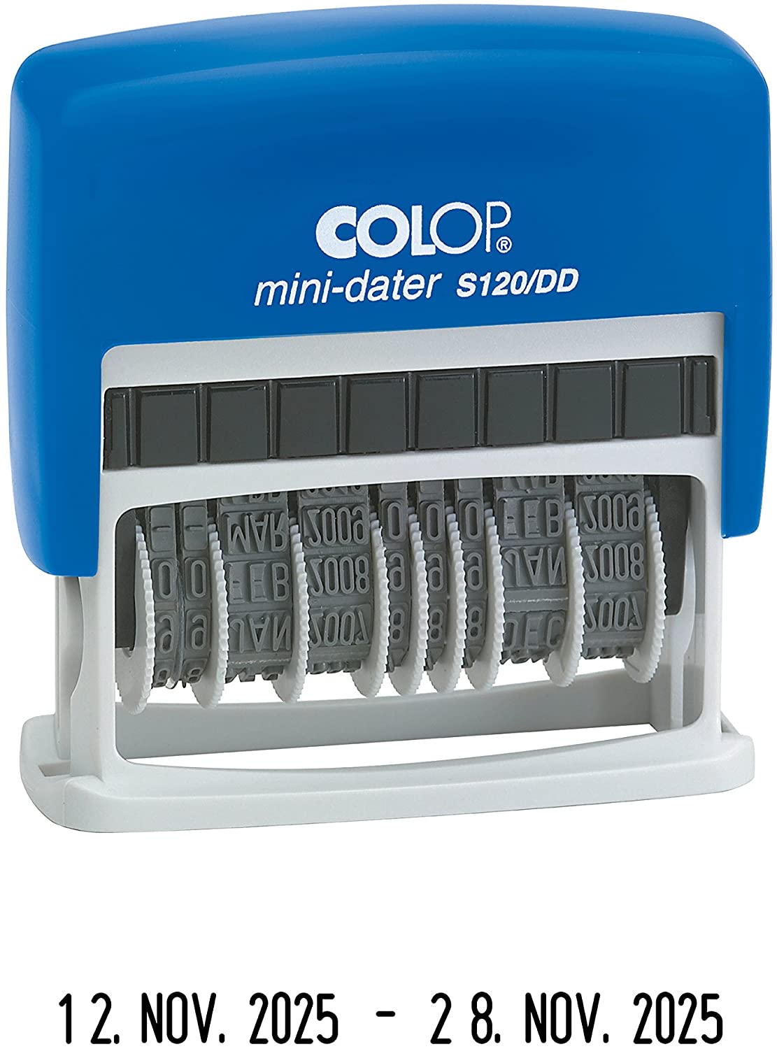 Colop 128911 S 120/DD Double Date Stamp – BigaMart