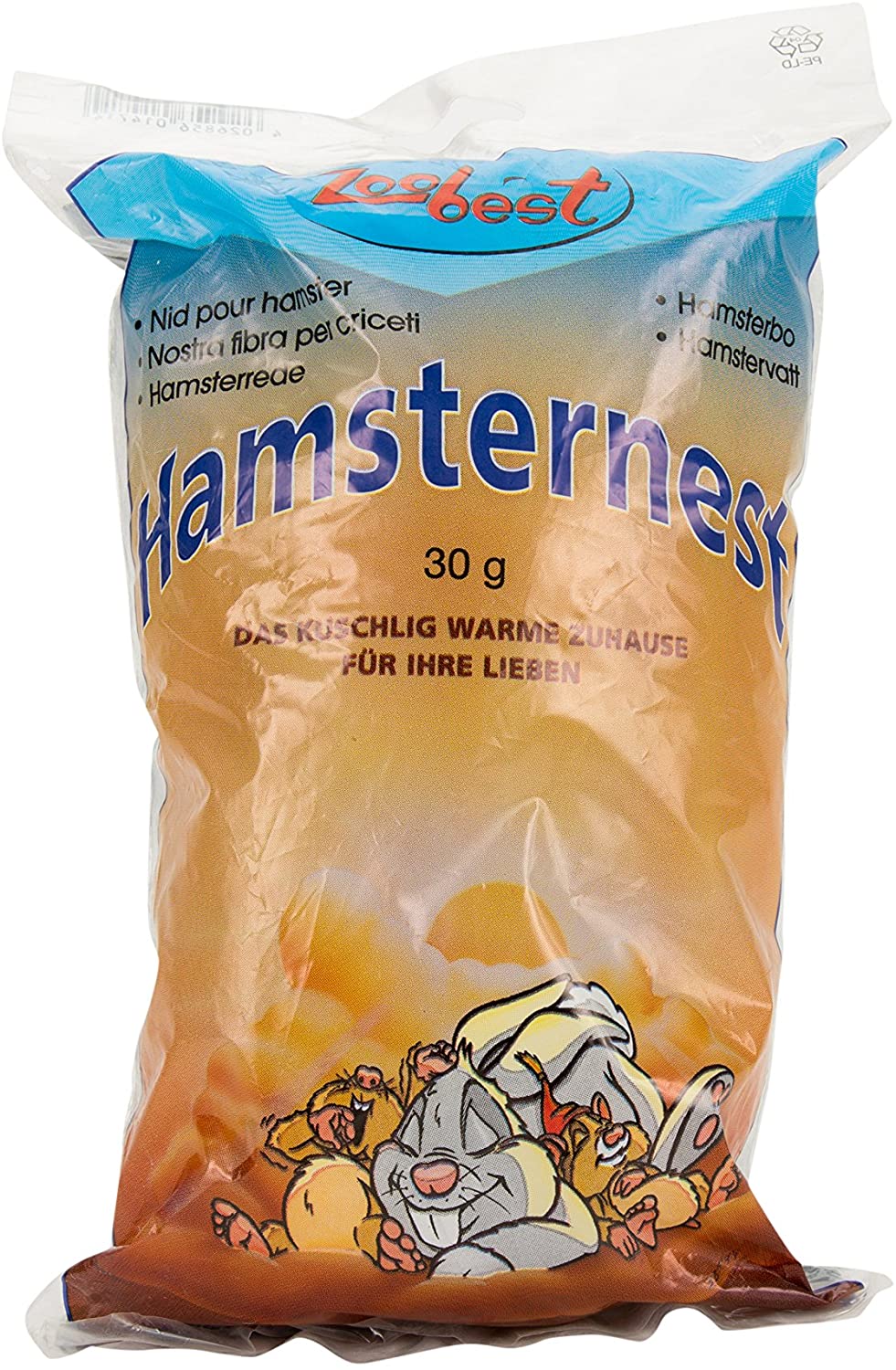 Beeztees Rodent Nesting Material, 30 g, White – BigaMart