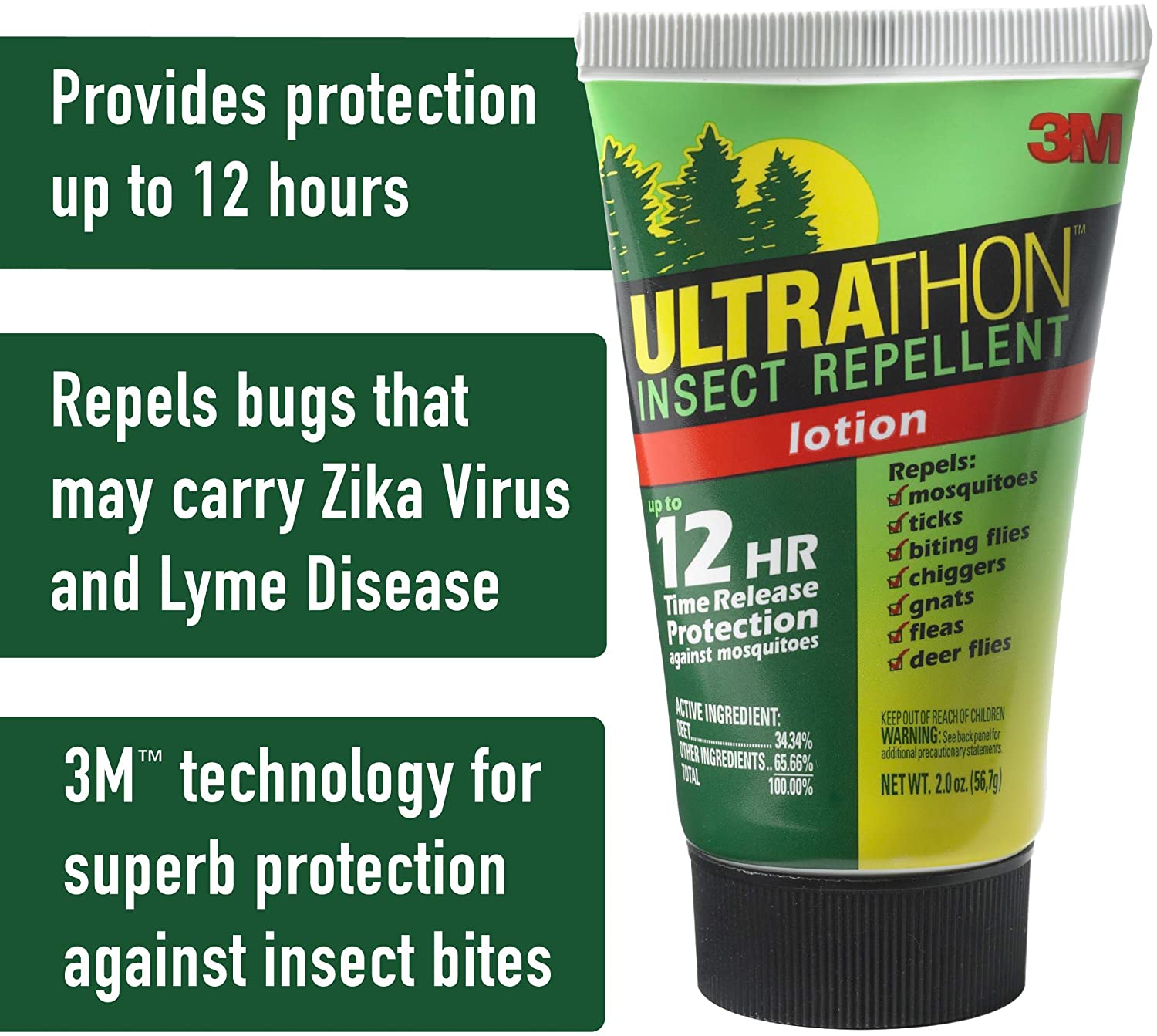 3M Ultrathon SRL-12 Insect Repellent Lotion, 2oz – BigaMart