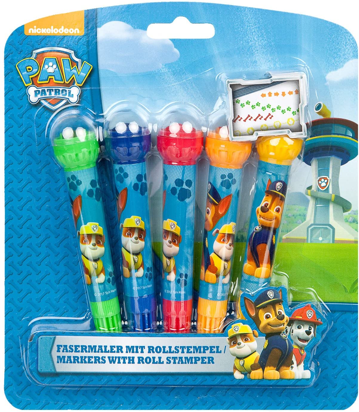 Undercover PPUT0740 5 x Paw Patrol Roller Pen, Yellow, 0 – BigaMart