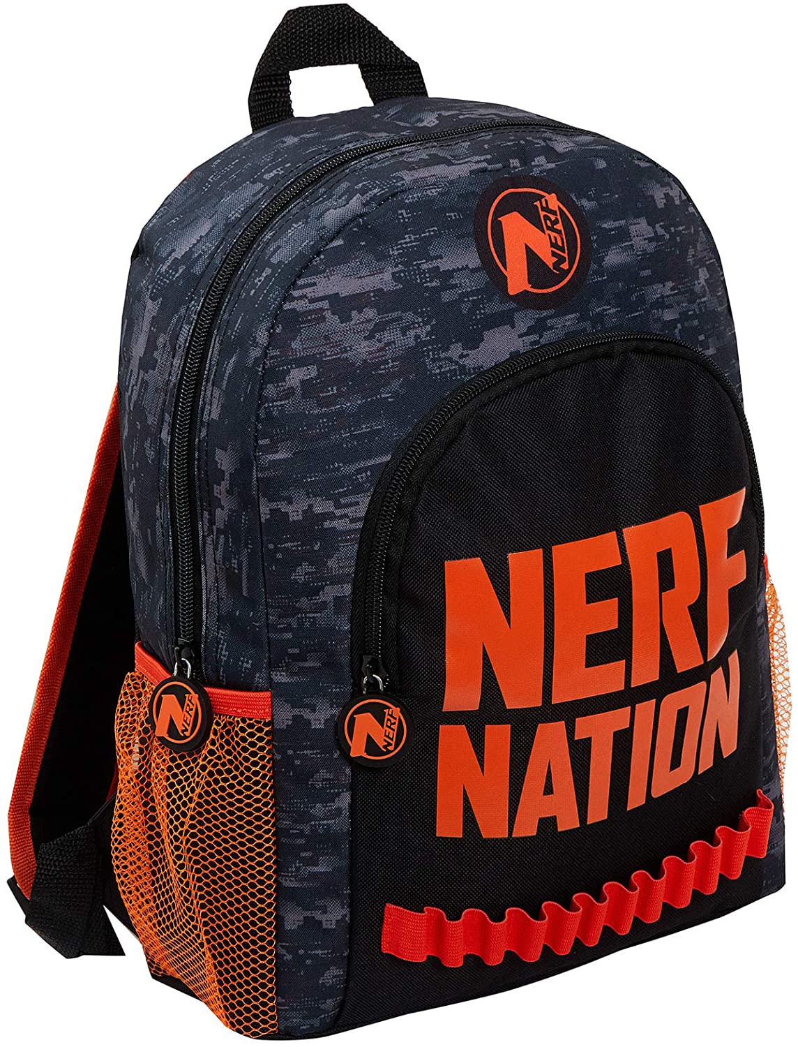 Nerf Nation Backpack Boys Back to School Rucksack Kids Bag for College ...