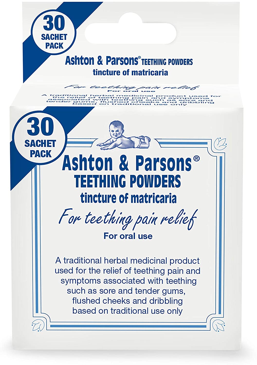 Ashton & Parsons Infants Teething Pain Relief Powder, Pack of 30 – BigaMart