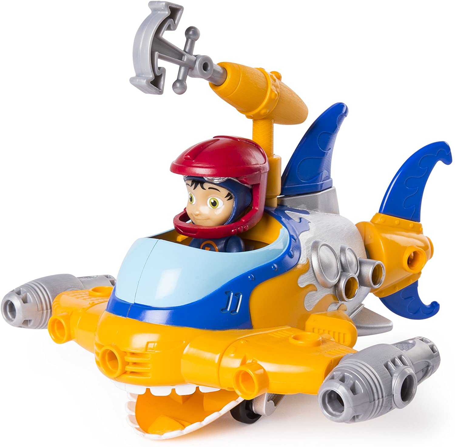 Rusty Rivets – Buildable Rivet Shark Vehicle with Rusty Figure, for ...