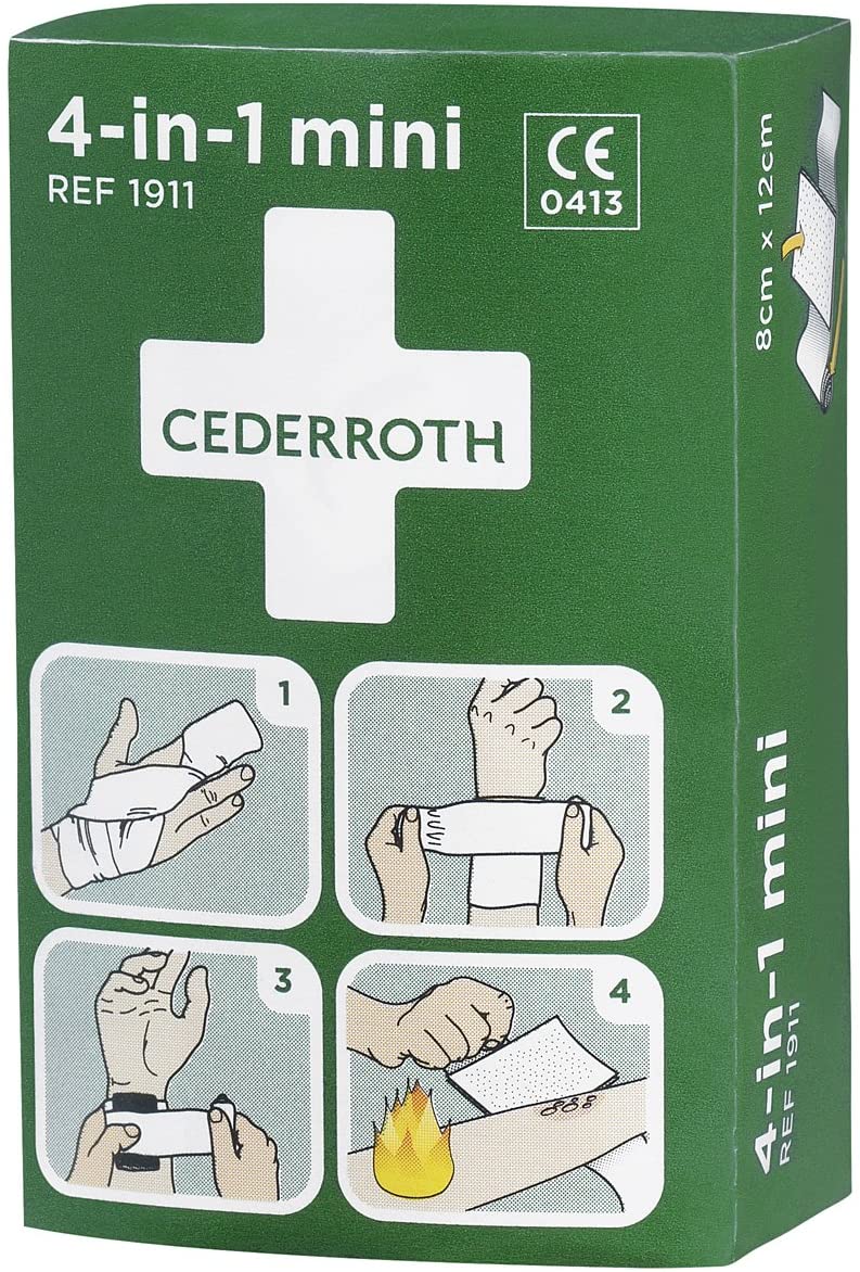 Cederroth ® | 4-in-1 Blood Stopper Mini | Sterile Universal Dressing ...