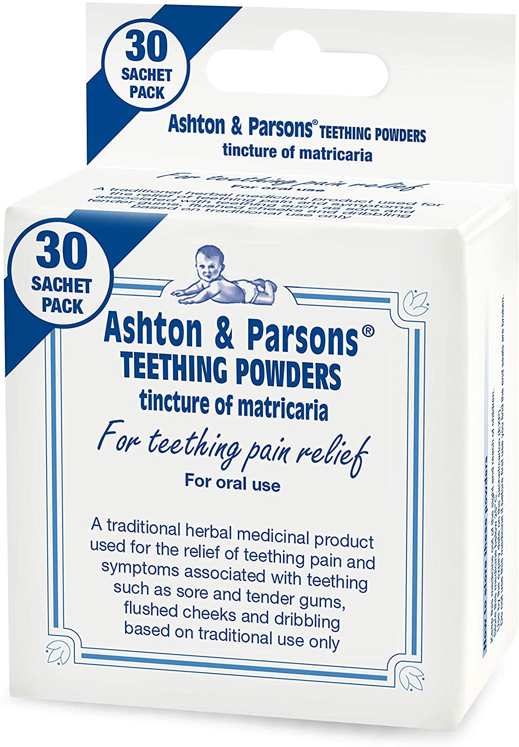 Ashton & Parsons Infants Teething Pain Relief Powder, Pack of 30 – BigaMart