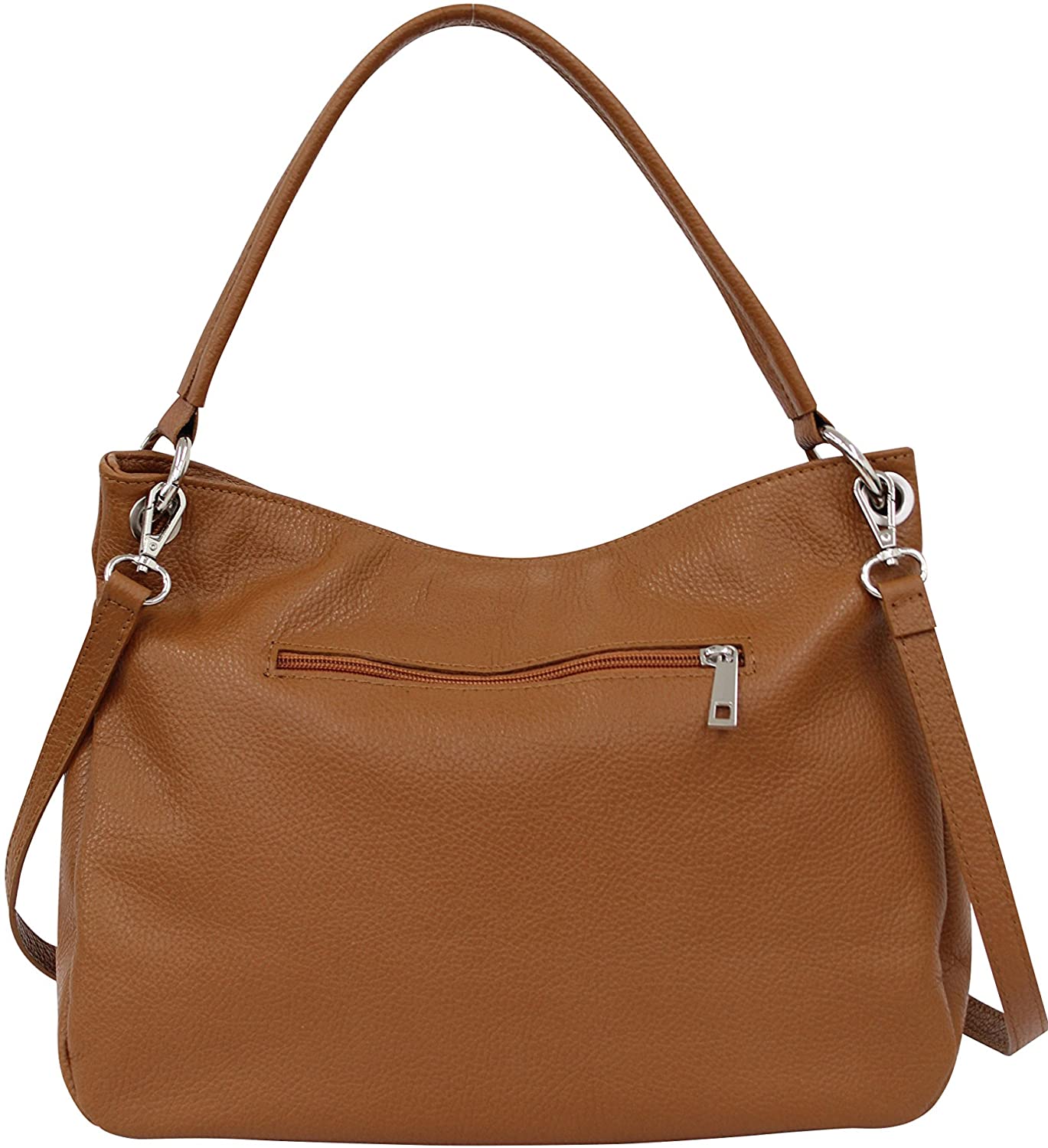 AMBRA Moda Women’s Genuine Leather Handbag, Shoulder Bag,Hobo bag ...