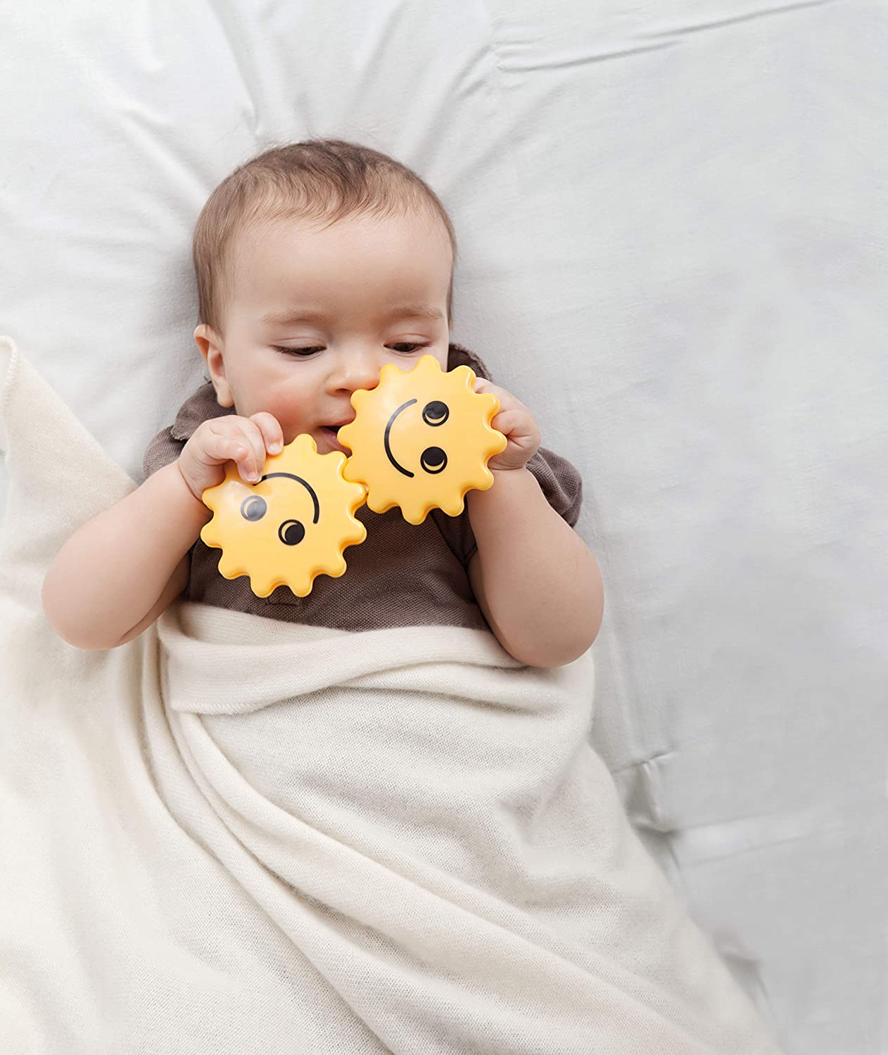 Ambi Toys, Twin Rattle, Baby Rattle Toy, Ages 6 Months Plus – BigaMart