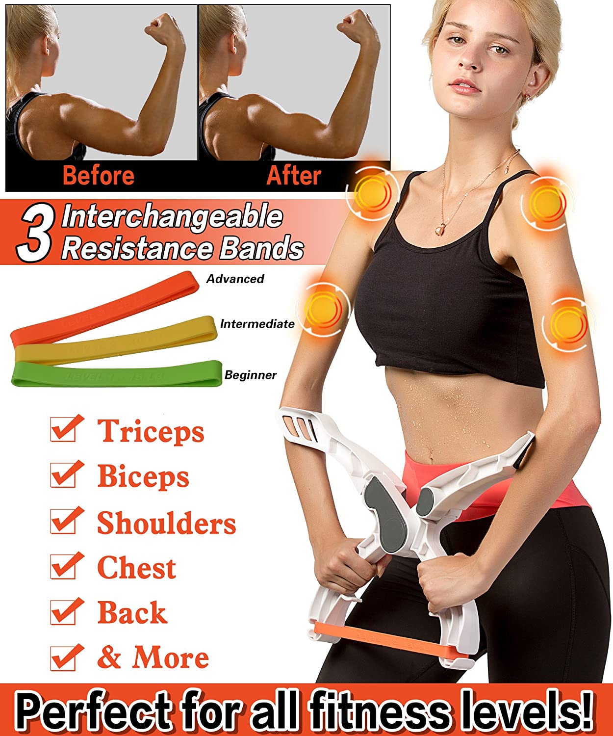 Martiount Upper Arm Exerciser Strength Training Equipment Arm Machine ...