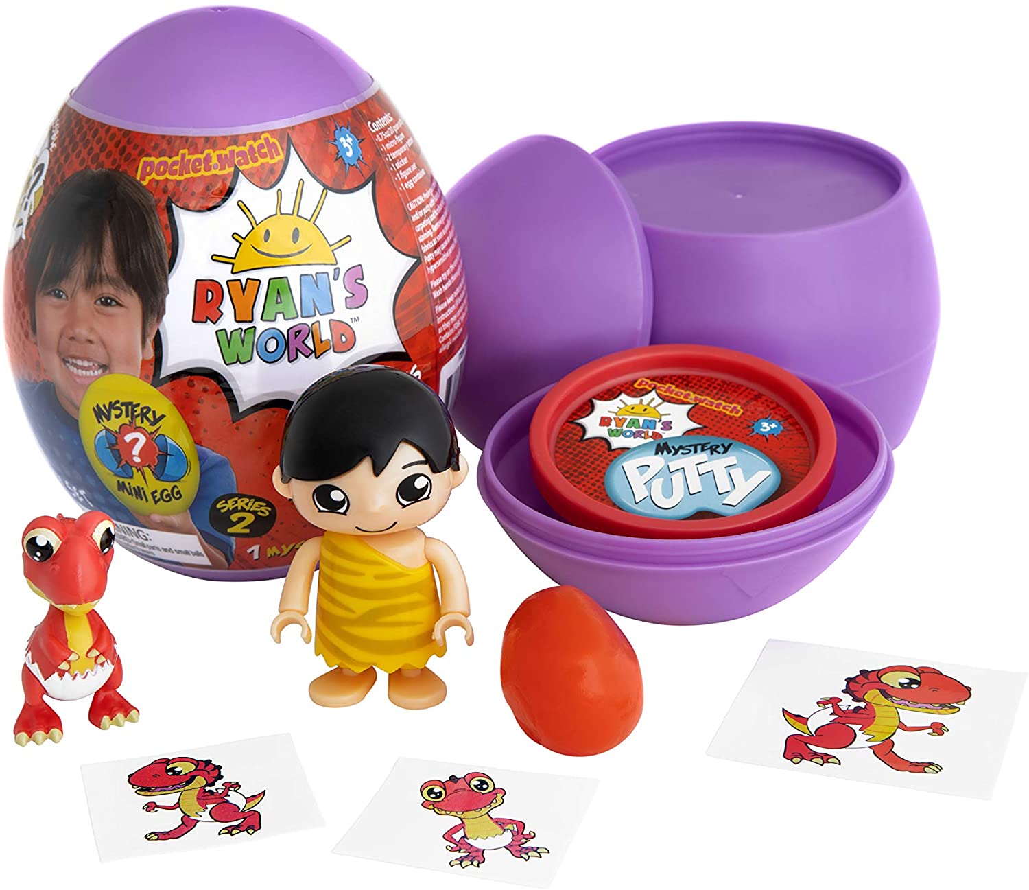 RYAN’S WORLD Mystery Mini Egg-Series 2, Multi-Colour – BigaMart