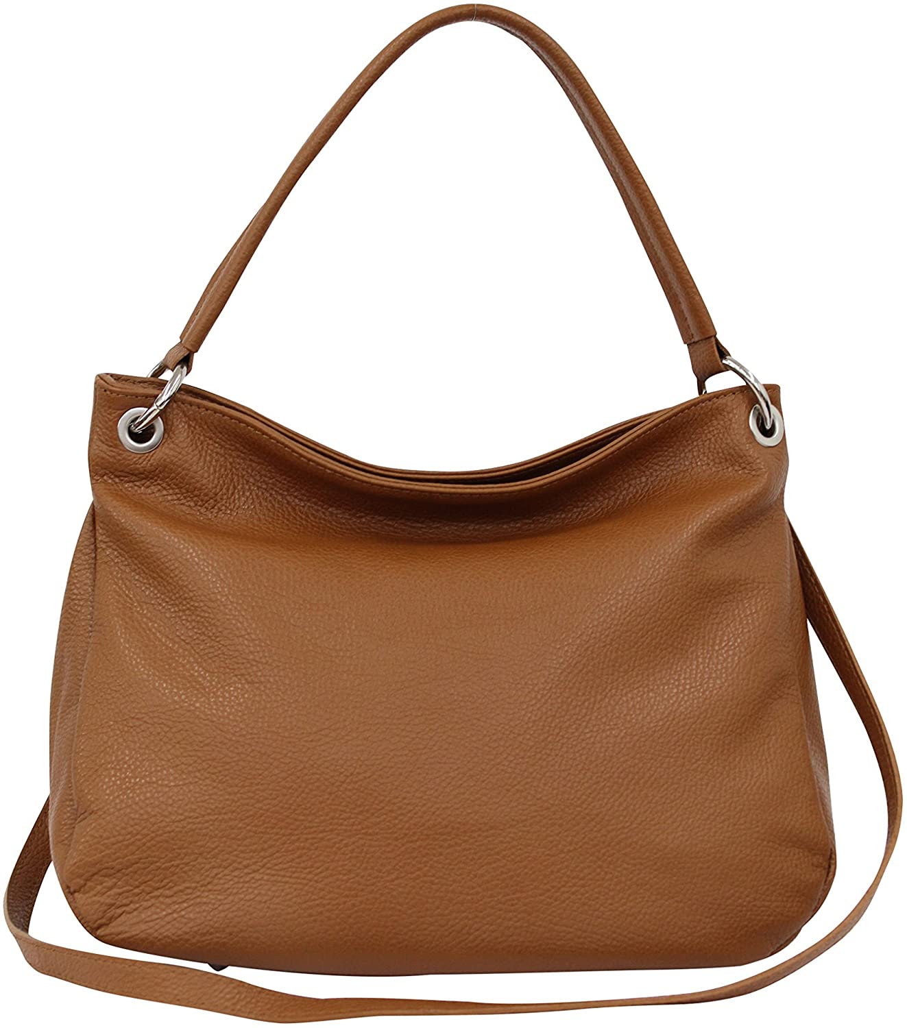 AMBRA Moda Women’s Genuine Leather Handbag, Shoulder Bag,Hobo bag ...