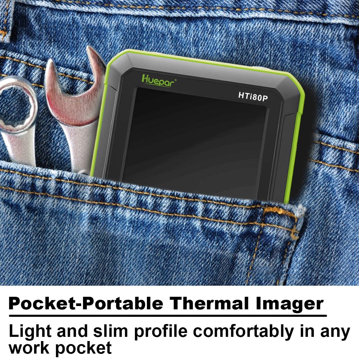 Pocket-Sized IR Thermal Imager, Huepar 80 x 60 Infrared Resolution ...