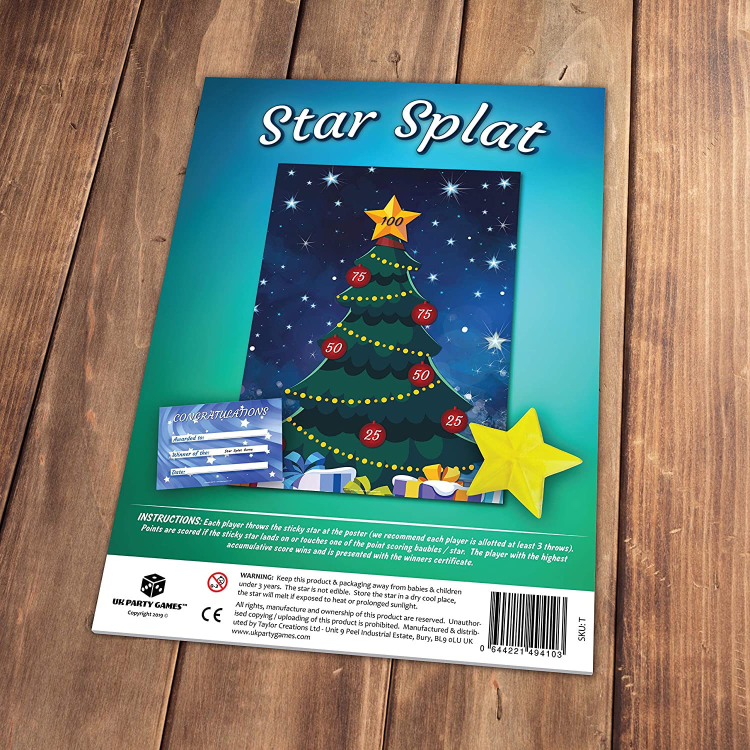 Christmas Family Game .•:*¨ STAR SPLAT ¨*:•. Family, Kids, Children ...