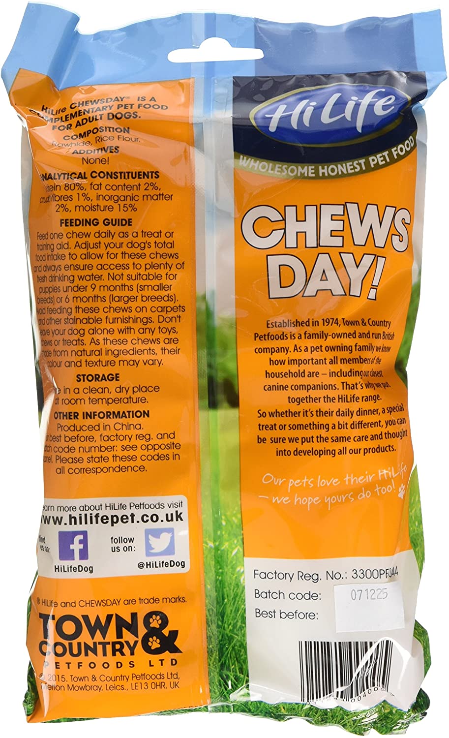 HiLife Chews Day! Mini Prairie Bones Dog Chews, 20 x Bones – BigaMart