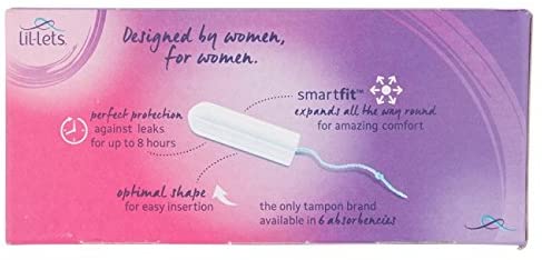 Lil-Lets Non-Applicator Super Plus Extra Tampons, 1 Pack of 14, Very ...