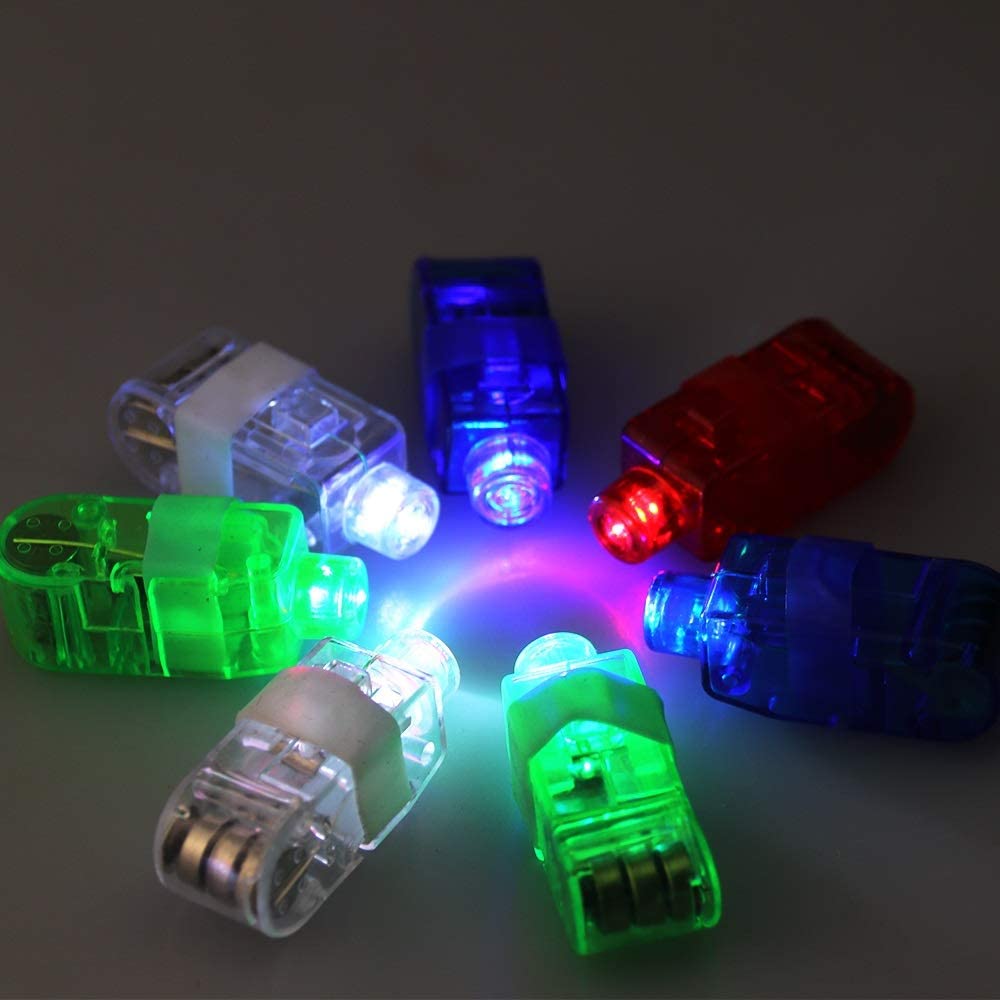 35 PCS – Super Bright Finger Flashlights – LED Finger Lamps – Rave ...