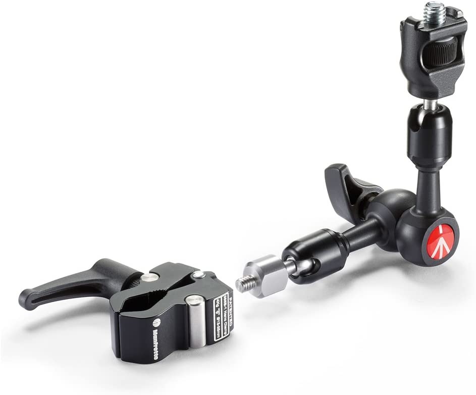 Manfrotto 244MICROKIT Arm with Anti-rotation Attach and Nano Clamp ...