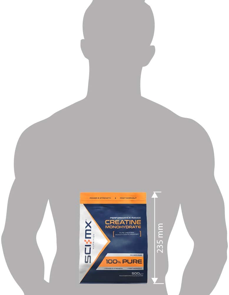 SCI-MX Nutrition Pure Creatine Monohydrate Powder, 500 g, Flavourless ...