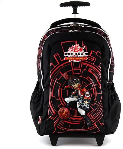 Bakugan 11-1885 Children’s Backpack, Black/Orange – BigaMart