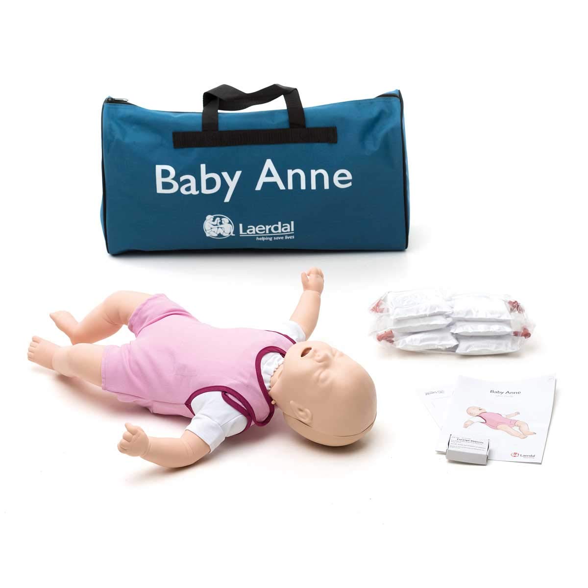 Laerdal C15140 Baby Anne Resuscitation Single Manikin, Light Skin ...