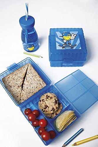 Zak Designs 6705 N450 Smiley Kid’s Lunch Box with Polypropylene ...