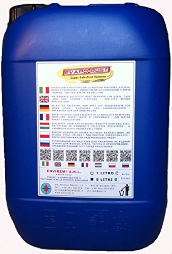 EVAPO-RUST® – 5 Lt. – Waterbased selective rust remover for steel, cast ...