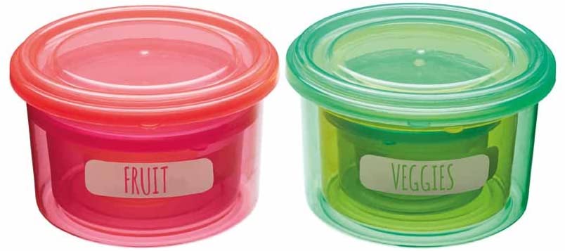 KitchenCraft Healthy Eating Portion Control Pots (Set of 7), Multi ...