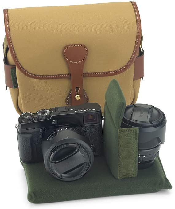 Billingham S2 Camera Bag (Khaki Canvas/Tan Leather) – BigaMart