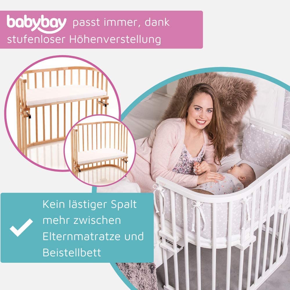 Babybay Beside Sleeper Cot Originial Extra Ventilation – BigaMart