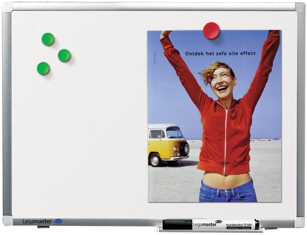 Legamaster 7-101033 Premium Plus Whiteboard, Wall Mounting with Slotted ...