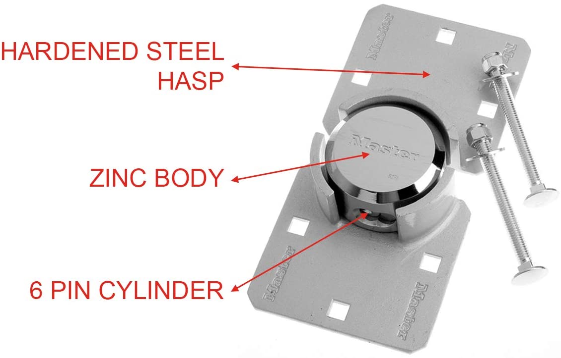 Master Lock 736EURD Heavy Duty Van Lock and Hasp – BigaMart