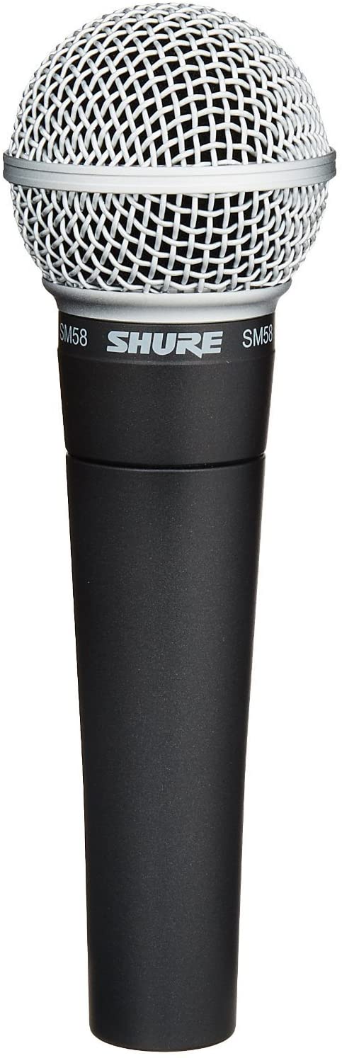 Shure SM58-LCE Cardioid Dynamic Vocal Microphone with Pneumatic Shock ...