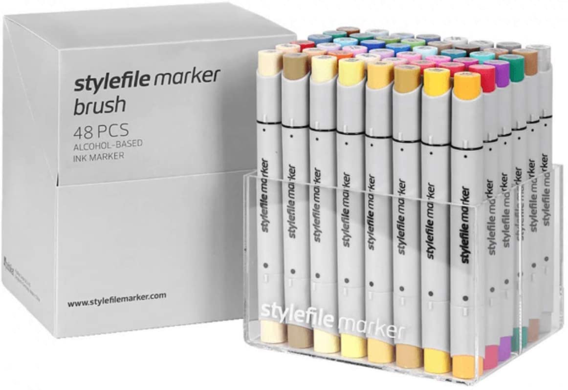 Stylefile Brush Marker Set of 48-Extended Set – BigaMart