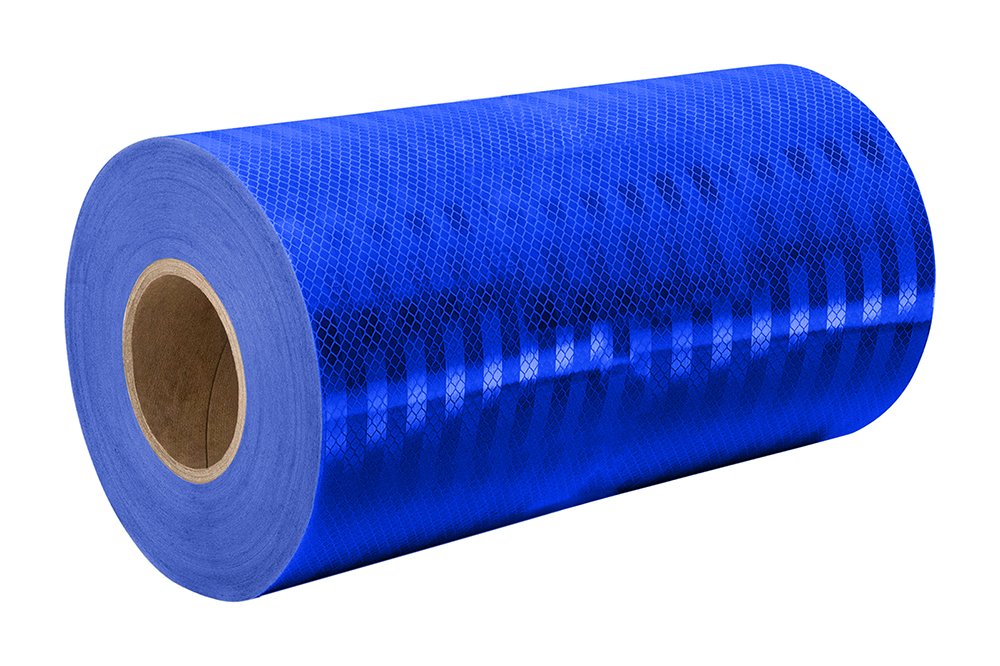 3M 3435 Blue Micro Prismatic Sheeting Reflective Tape, 229mm x 46m (1 ...