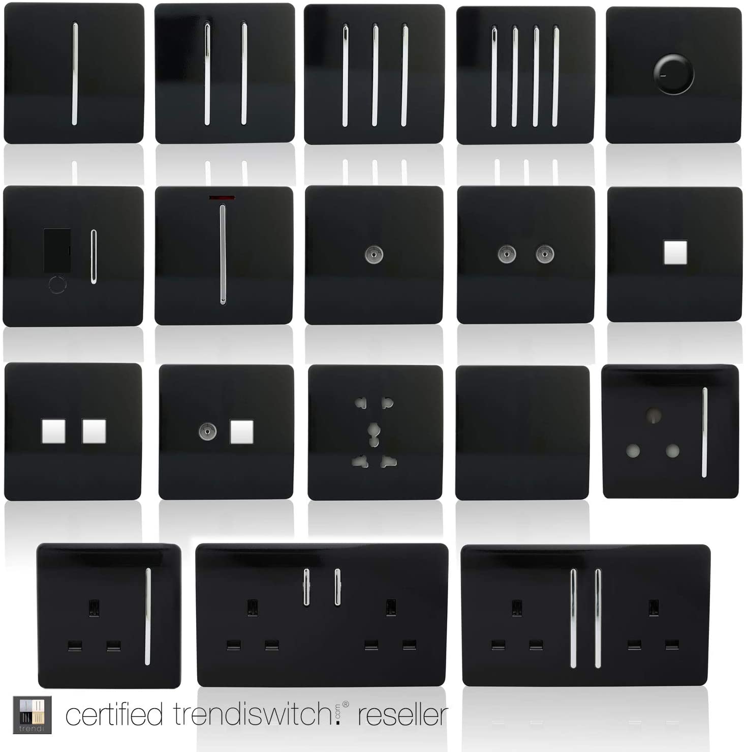 Trendi Artistic Modern Glossy Tactile RJ45 Cat 5e and Cat 6 Ethernet ...