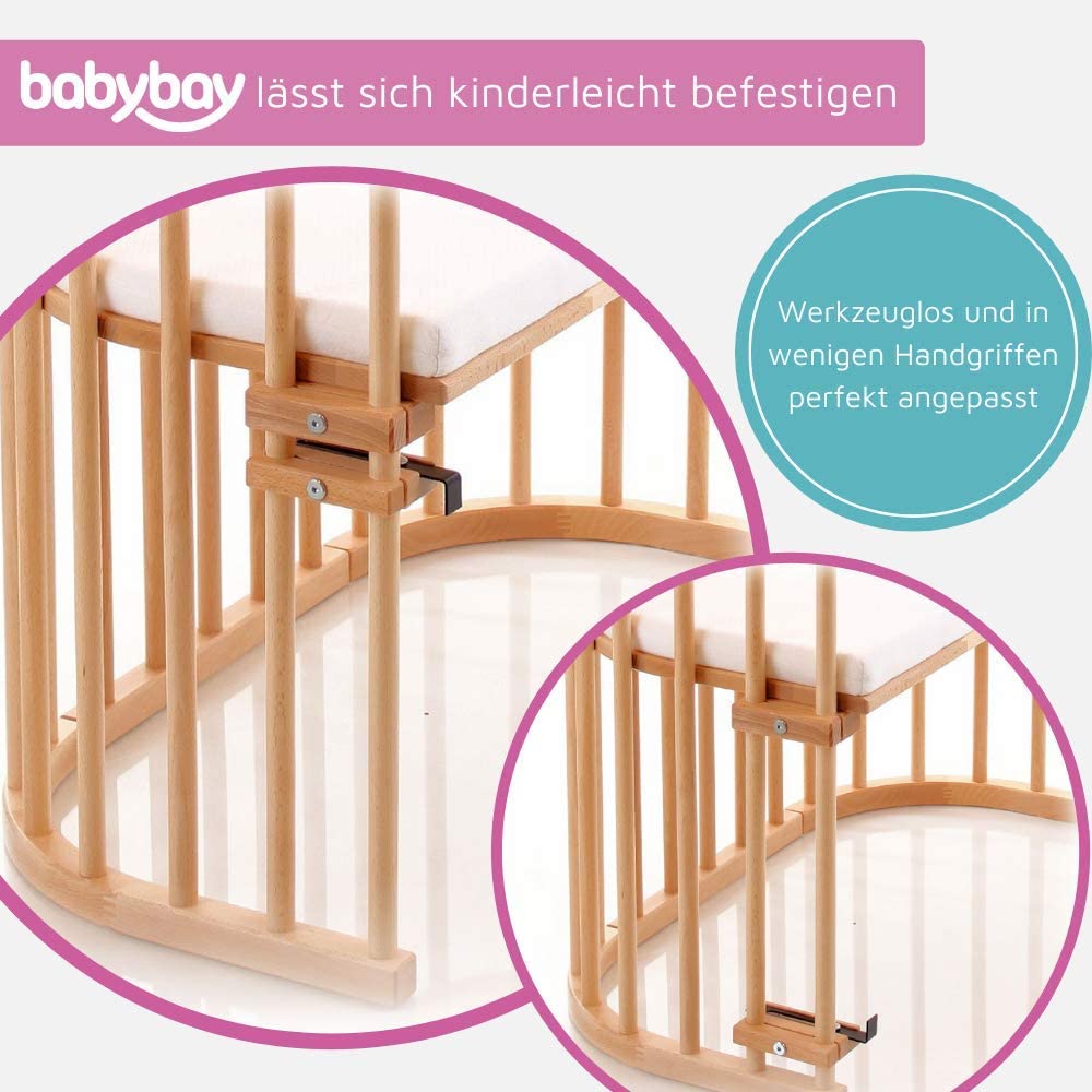 Babybay Beside Sleeper Cot Originial Extra Ventilation – BigaMart
