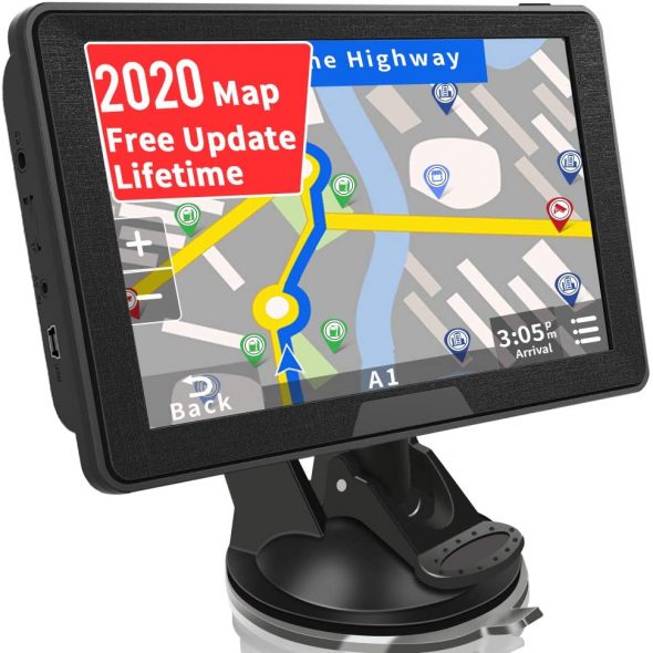 SAT NAV GPS Navigation System, 2020 UK/EU Map Lifetime Free Update ...