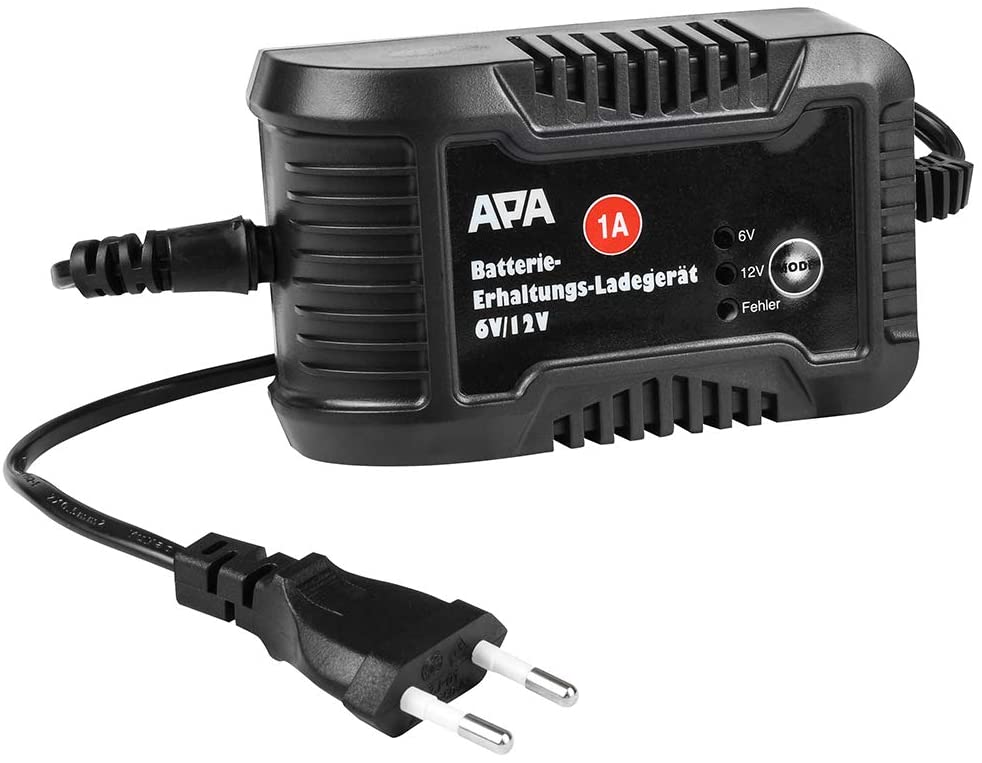 APA 16496 Battery Trickle Charger 6V/12V 1A – BigaMart