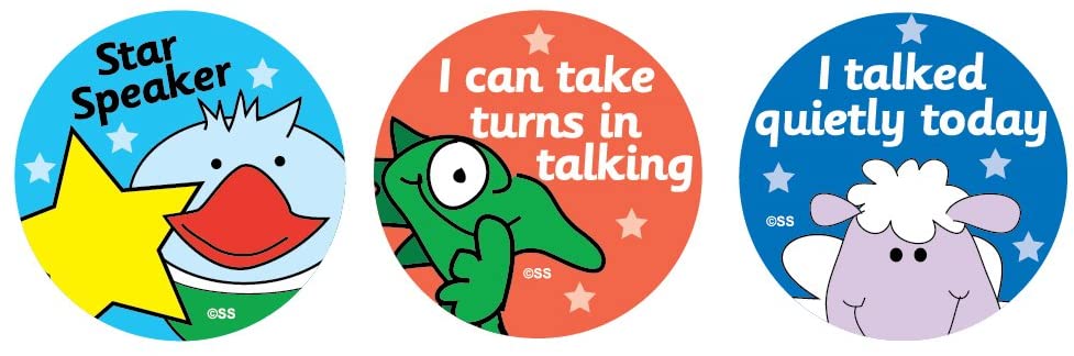 Sticker Solutions Speaking and Listening Reward Stickers (Pack of 54 ...