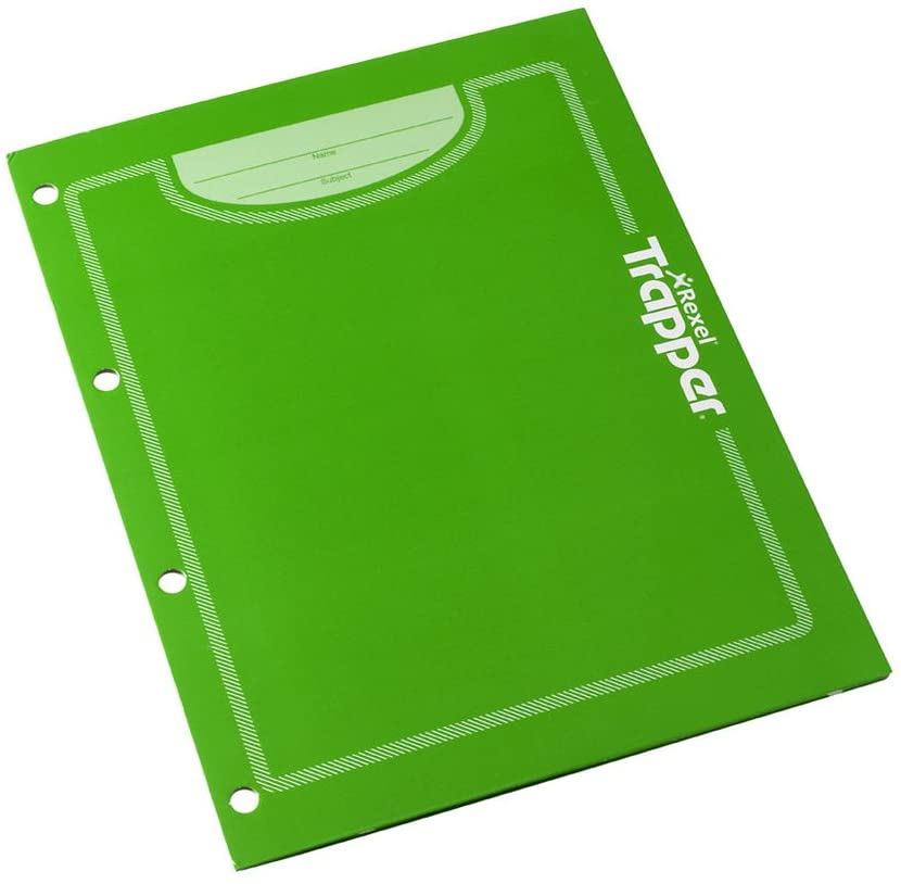 Rexel Trapper 2-Pocket Card Folder A4 Green – BigaMart