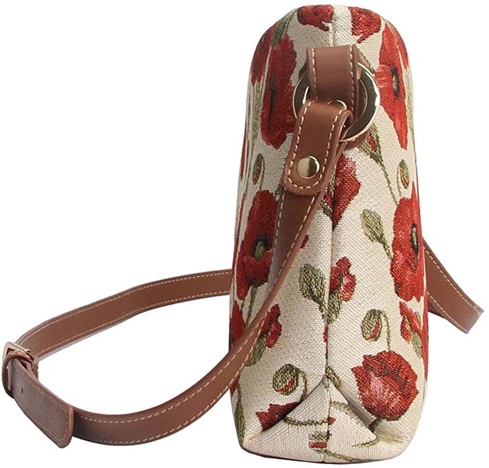 Signare Tapestry Crossbody Bag Small Shoulder Bag for Women with Floral ...