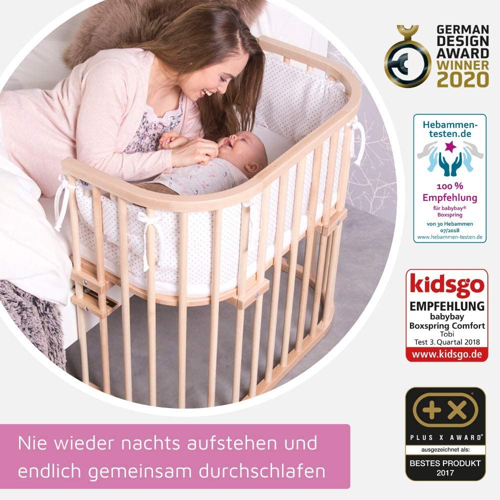 Babybay Beside Sleeper Cot Originial Extra Ventilation – BigaMart