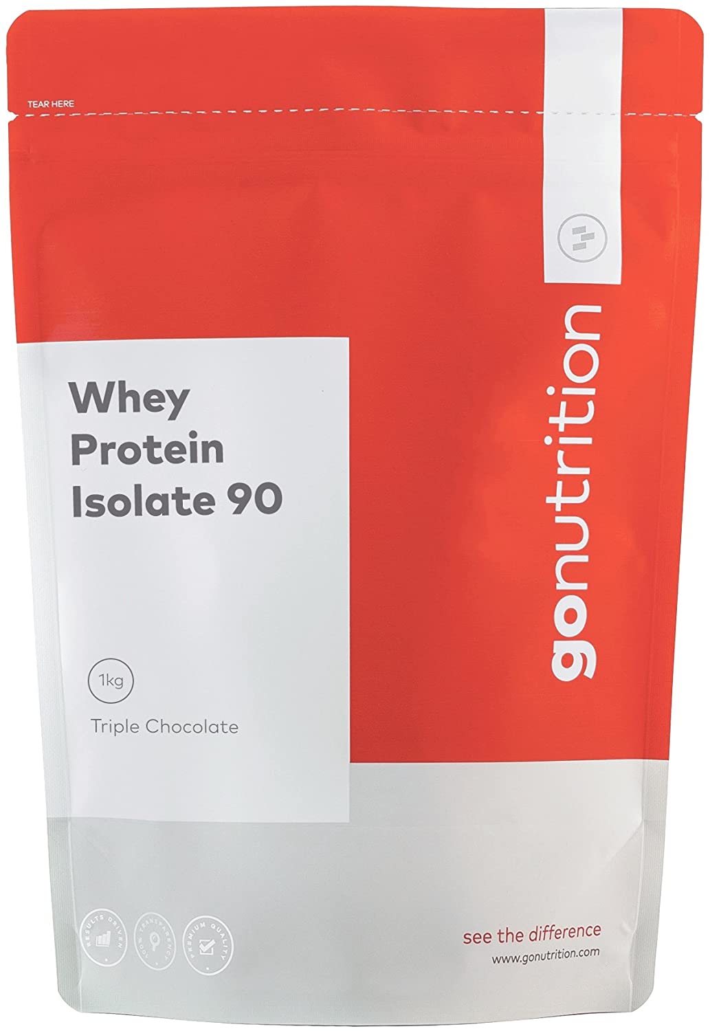 GoNutrition 1 kg Triple Chocolate Isolate 90 Whey Protein – BigaMart